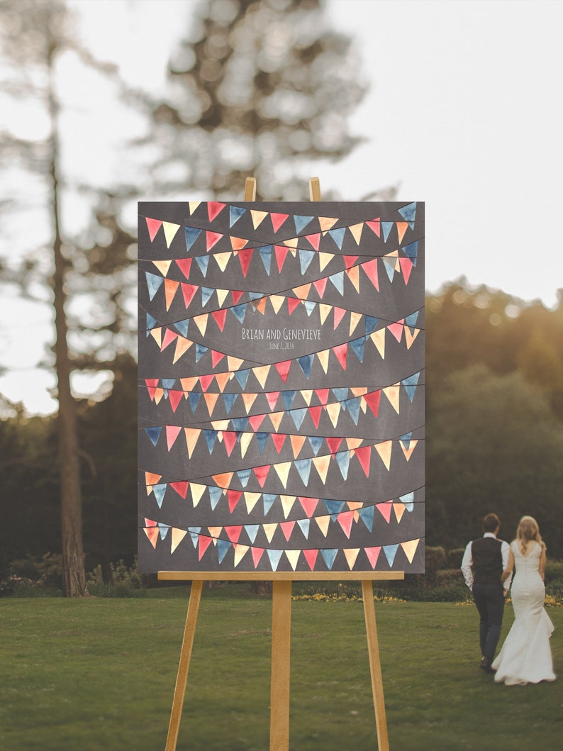 Triangle Pennant Party Banner Cake and Party Wedding - Etsy