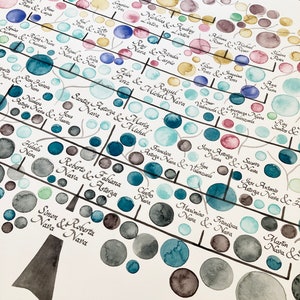 Simple Cartesian Branching > Custom Ancestry FAMILY TREE - Etsy