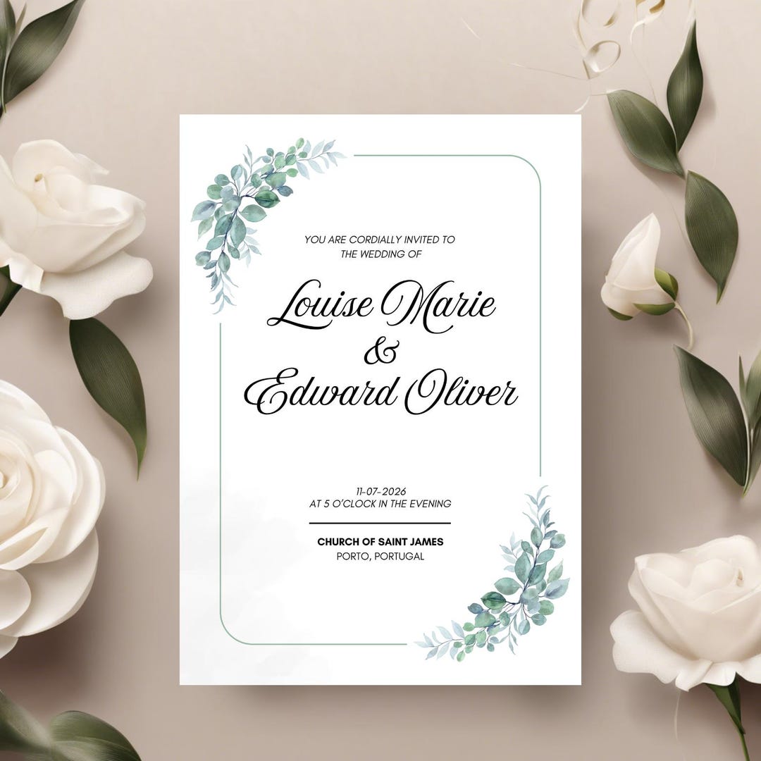 Thinking Out Loud Wedding Invitation - Etsy
