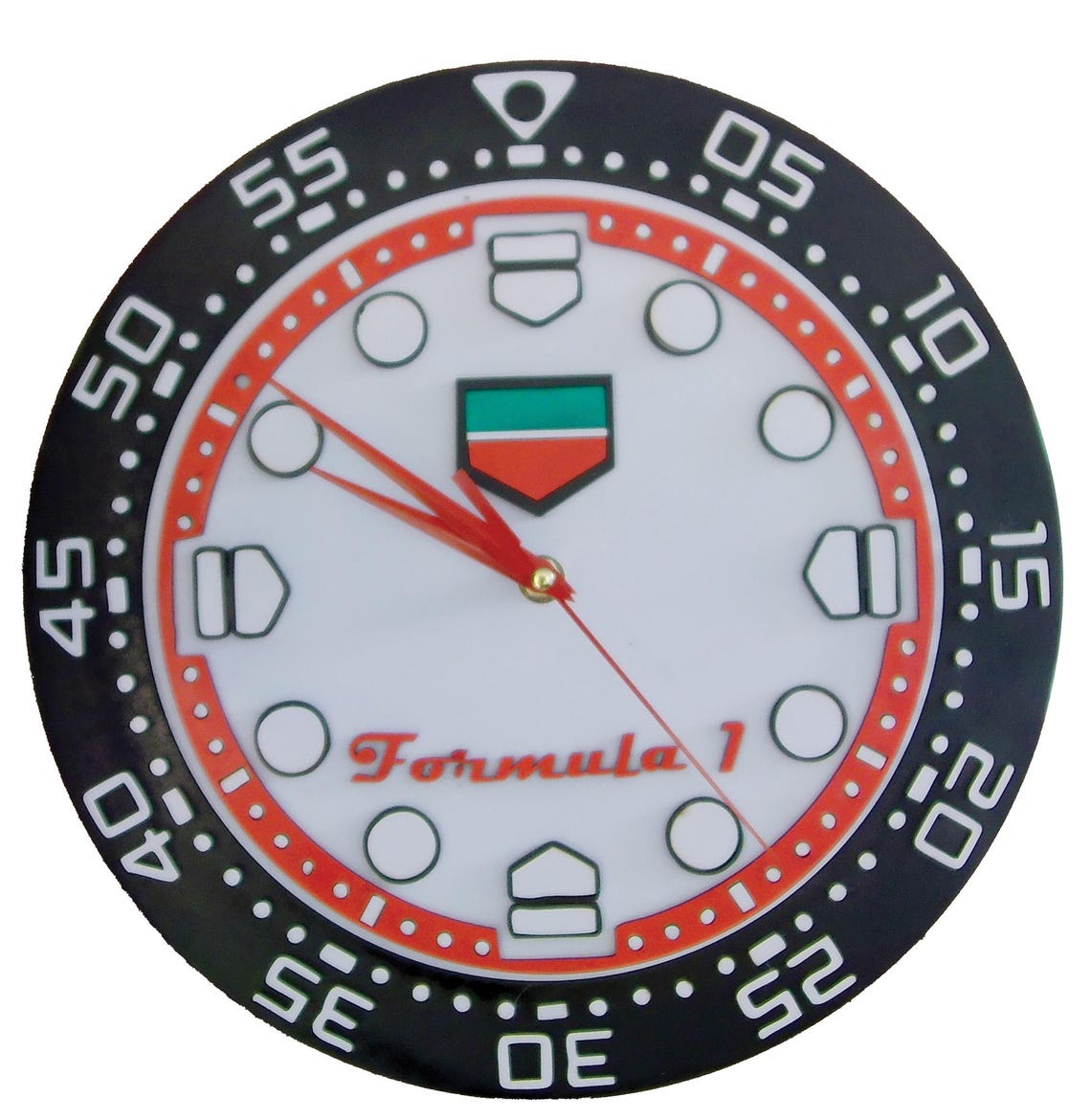 Modern Laser Cut Wall Clock Inspired by Tag Heuer Formula 1 Watch - Etsy
