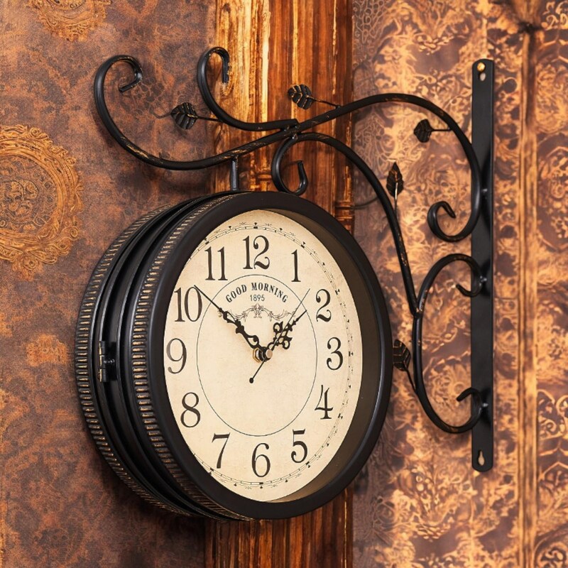 Double Sided Clock - Etsy