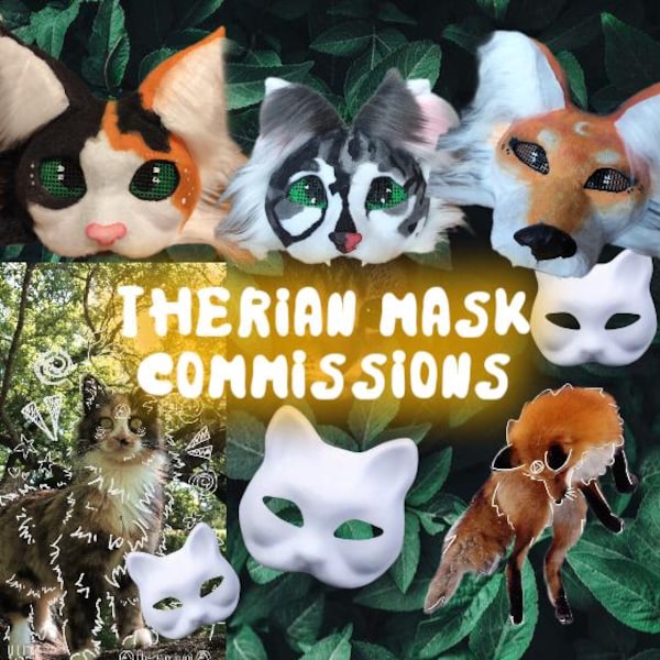 Máscara therian - Etsy México