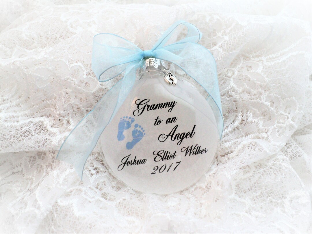 Baby Loss Miscarriage Christmas Memorial Ornament, Grammy to an Angel ...