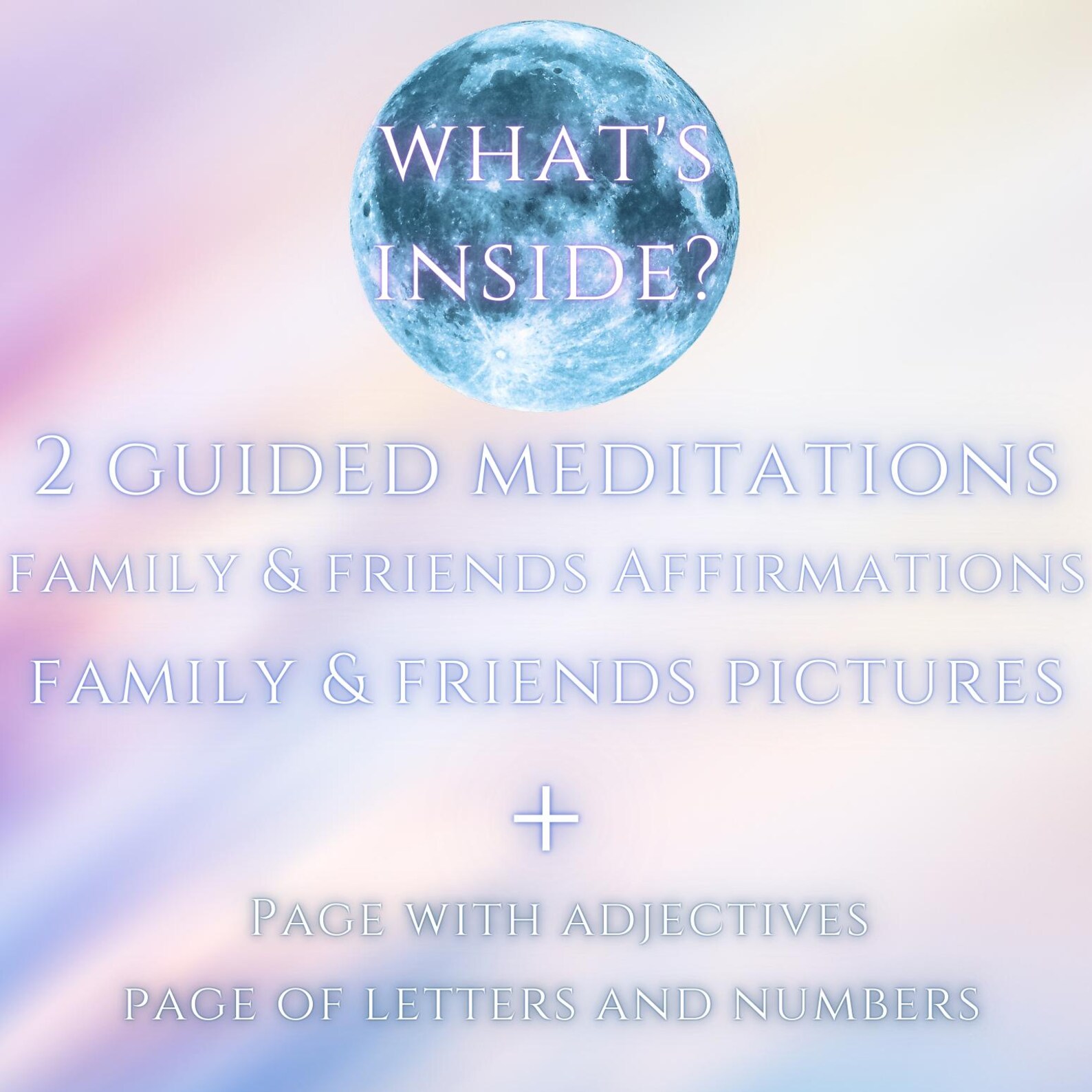 Family & Friends. Vision Board Kit 2026: Printable Affirmations and ...
