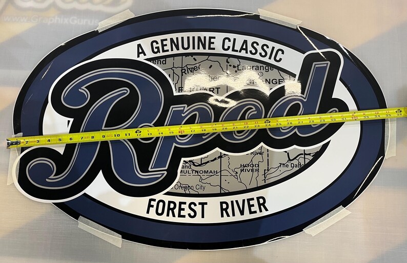 Large R-pod Logo Remake for R-pod Travel Trailer - Etsy