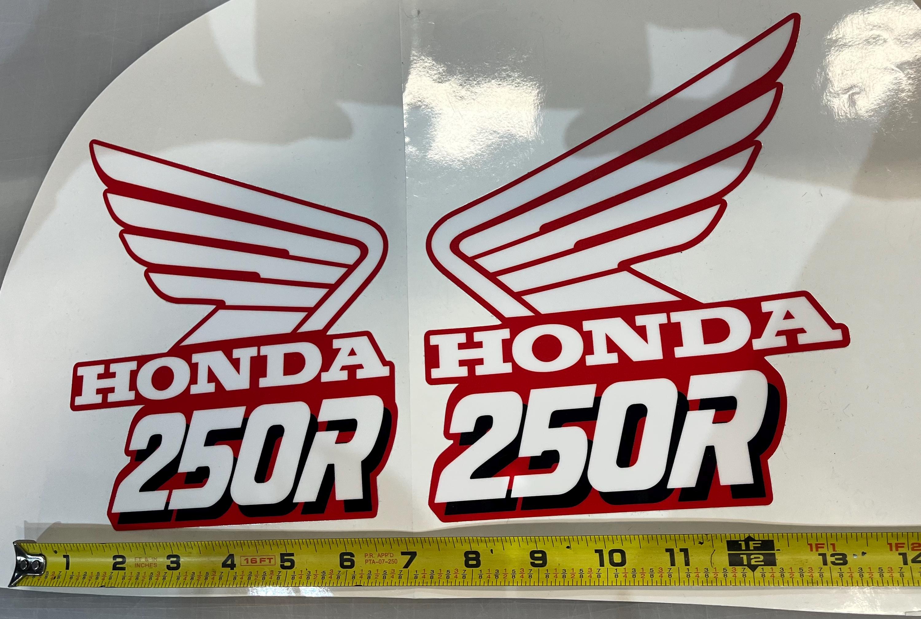 Honda 250R Dirt Bike High Tac Logo Decal Set Remake - Etsy