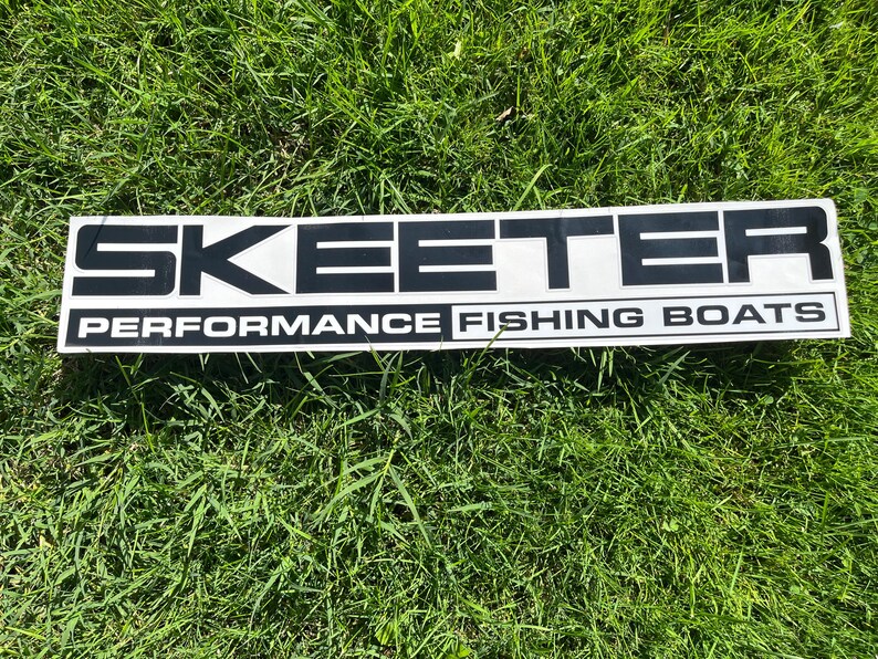 Skeeter Fishing Boat Decal - Etsy