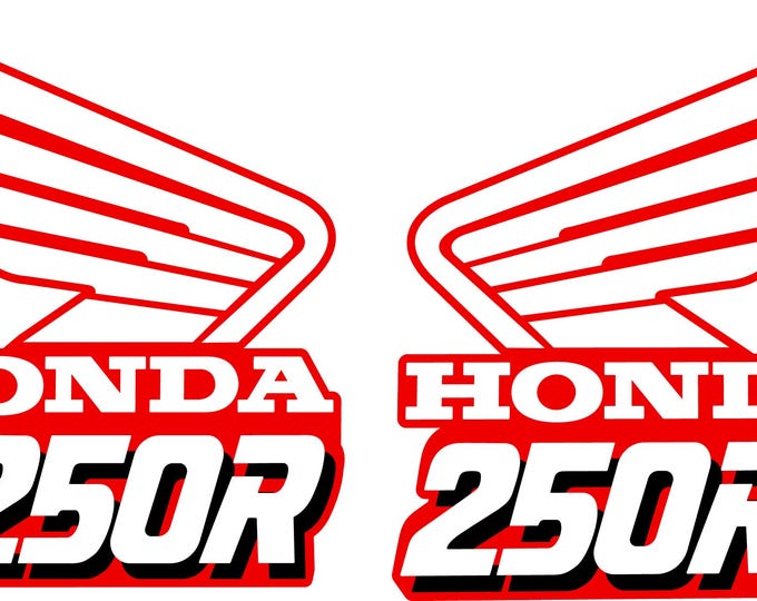 Honda 250R Dirt Bike High Tac Logo Decal Set Remake - Etsy