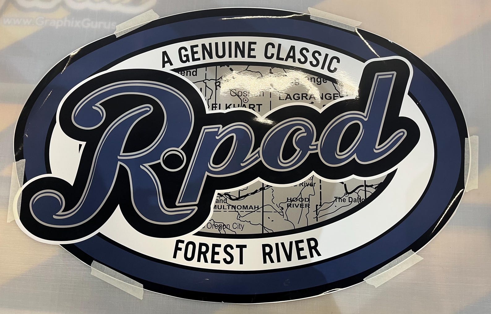 Large R-pod Logo Remake for R-pod Travel Trailer - Etsy