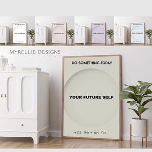 Motivational Poster for Home Living Room Decor Wall Print Digital ...