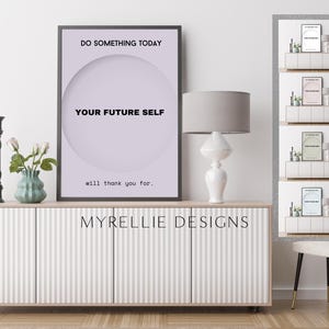 Motivational Poster for Home Living Room Decor Wall Print Digital ...