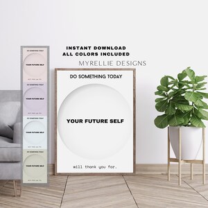 Motivational Poster for Home Living Room Decor Wall Print Digital ...