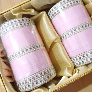 Indian Punjabi Bridal Traditonal Pink Chuda /wedding Chudaa/traditional ...