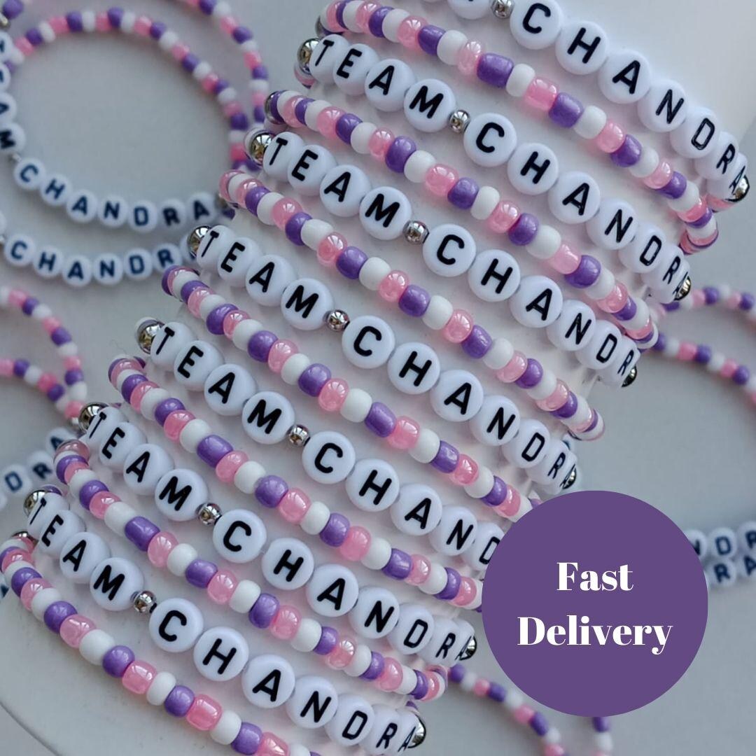 Personalized Beaded Name Bracelet: Custom Friendship Jewelry - Etsy