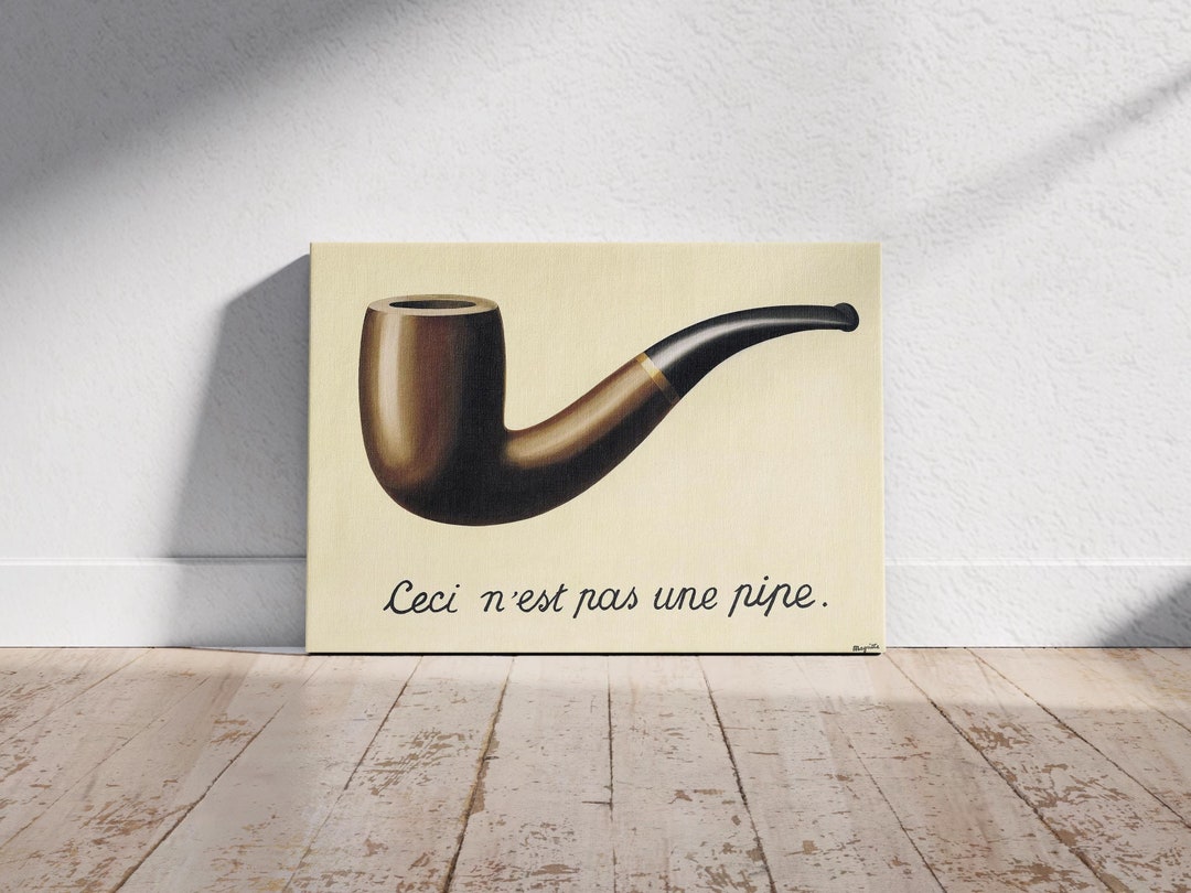 The Treachery of Images Wall Art, René Magritte La Trahison Des Images ...