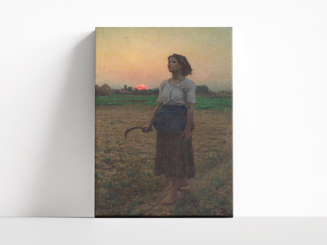 The Song Of The Lark By Jules Breton Museum Quality Canvas Print The