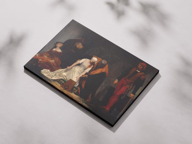 The Execution of Lady Jane Grey Wall Art, Paul Delaroche Ready to Hang ...