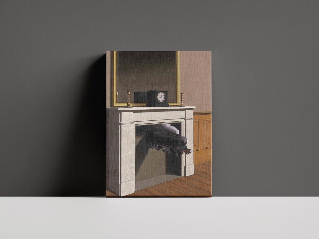 Time Transfixed by René Magritte Wall Art, Magritte Artwork Ready to ...