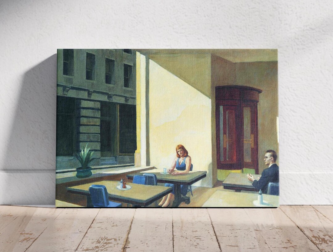 Edward Hopper Sunlight in a Cafeteria Wall Art, Fine Art Print, Modern ...