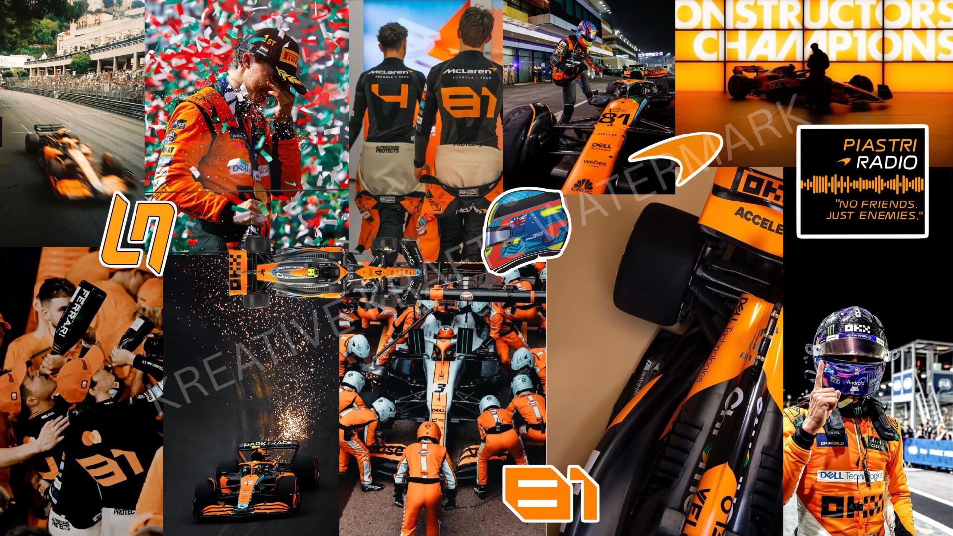Mclaren Formula One Desktop Wallpaper, Customizable, Lando Norris ...