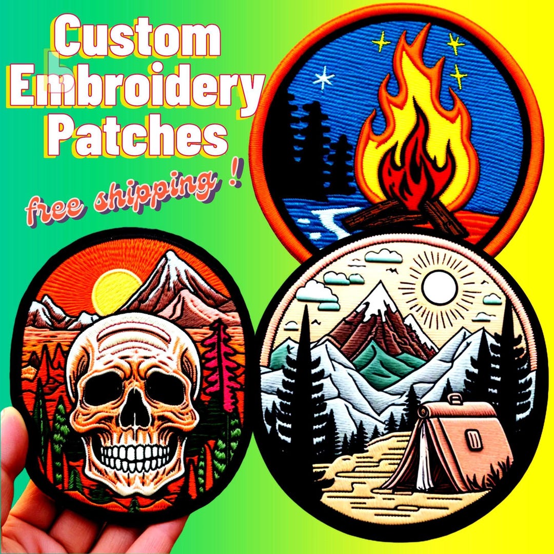 Custom Embroidered Patches, Custom Logo Patches, Custom Iron on Patches, Custom Velcro Hook ...