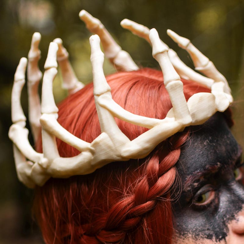 Skeleton Bones Headpiece - Etsy