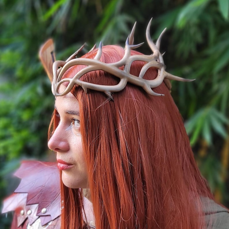 Regal Antler Crown - Etsy