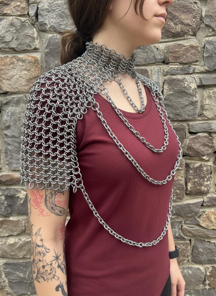 Chainmail Shoulder Armor DIGITAL FILE - Etsy