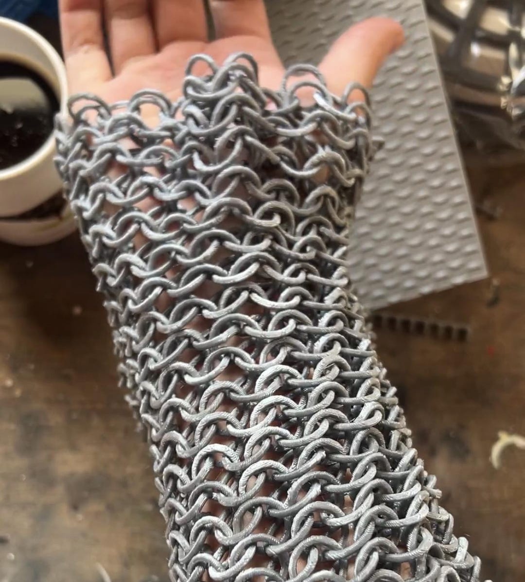 3D Printed Chainmail Sleeves - Etsy