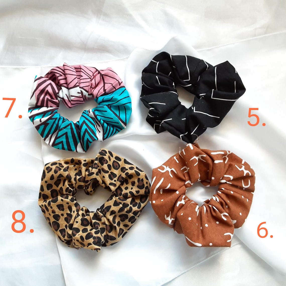 Boho Hair Scrunchies African Inspired Thick Hair Braids Locks - Etsy