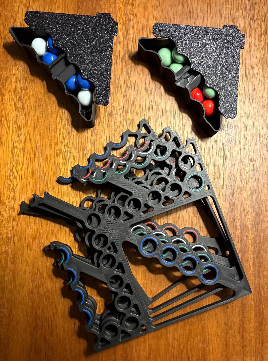 Wahoo / Aggravation Game Board With Marbles, Dice and 2 Accessory ...