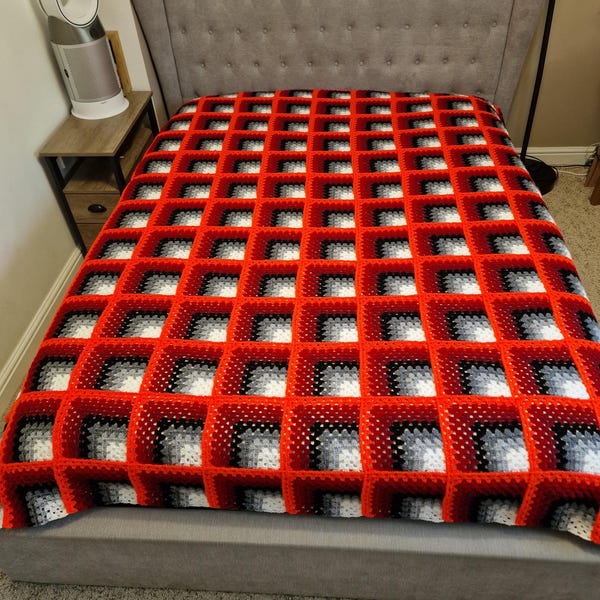 3d Crochet Blanket Pattern - Etsy