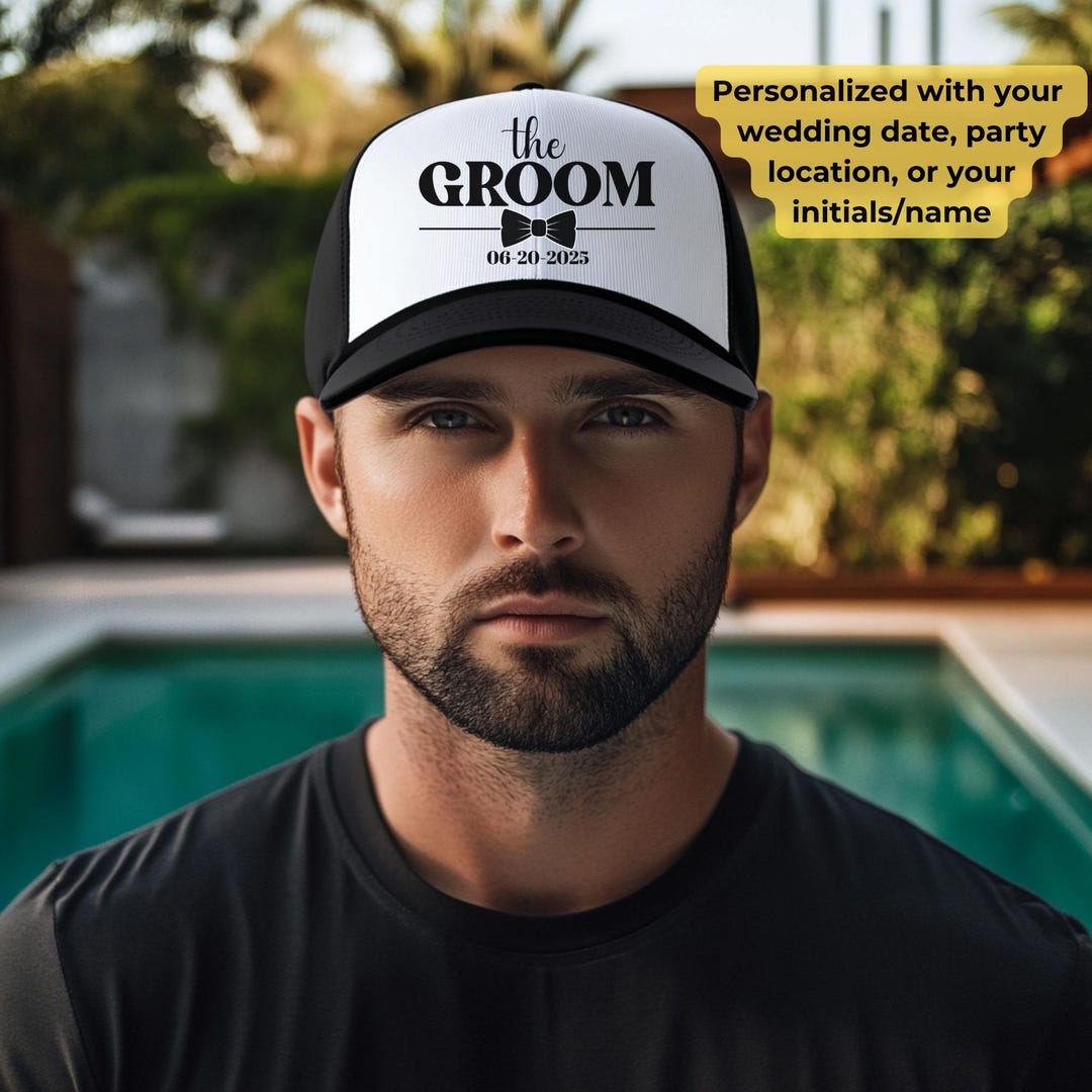 Custom Bachelor Hat, Custom Groom Hats, Bachelor Party Hat, Groomsman ...