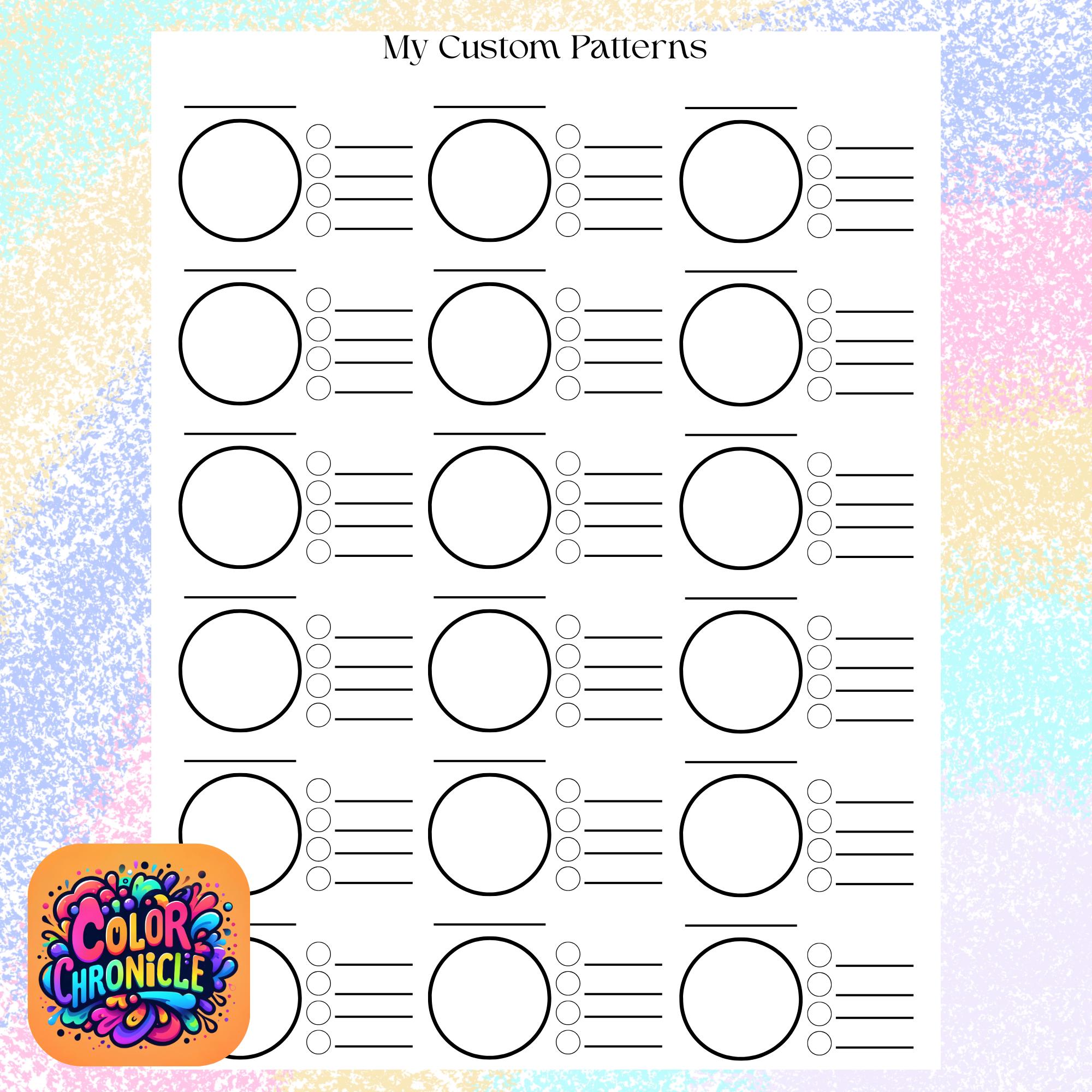 Pattern Practice Coloring Book: 30 Printable Pages (PDF Download) - Etsy
