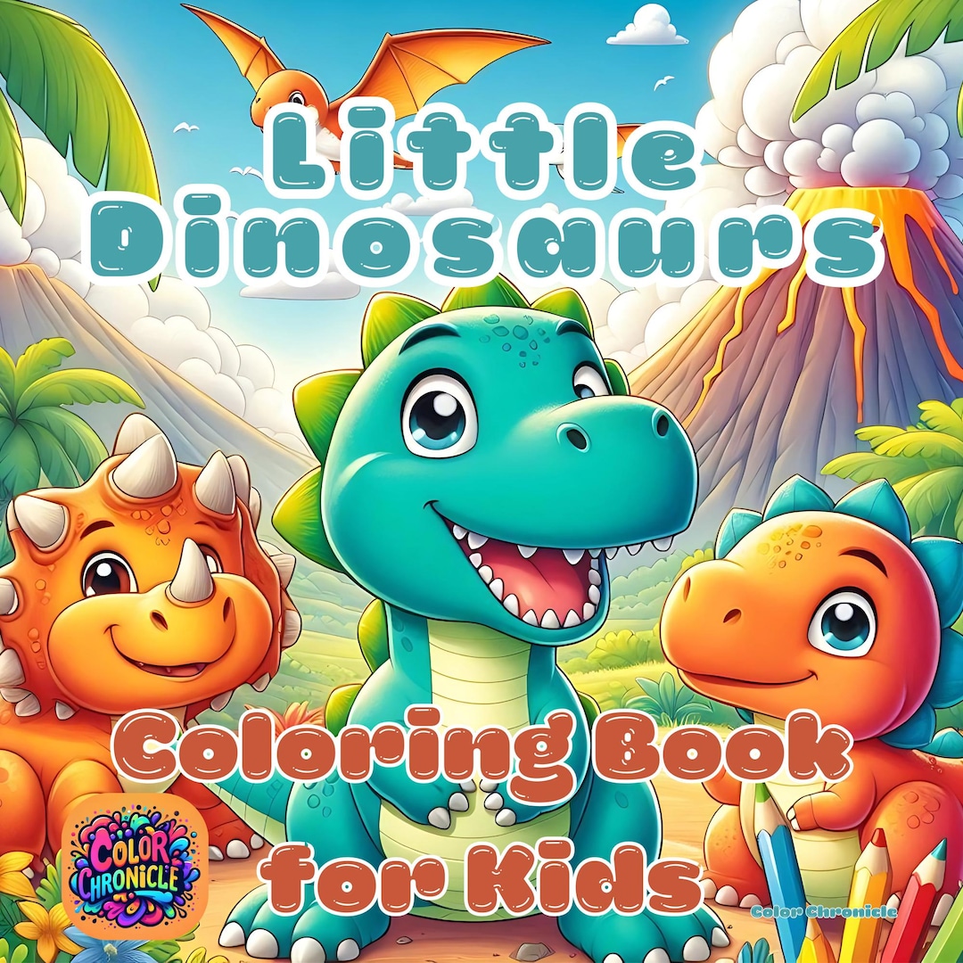 32 Cute Dinosaur Coloring Pages, Kids Coloring Page, Dinosaurs Coloring ...