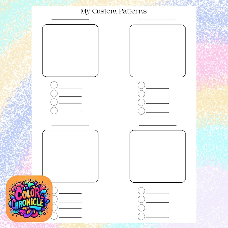 Pattern Practice Coloring Book: 30 Printable Pages (PDF Download) - Etsy