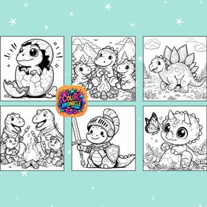 32 Cute Dinosaur Coloring Pages, Kids Coloring Page, Dinosaurs Coloring ...