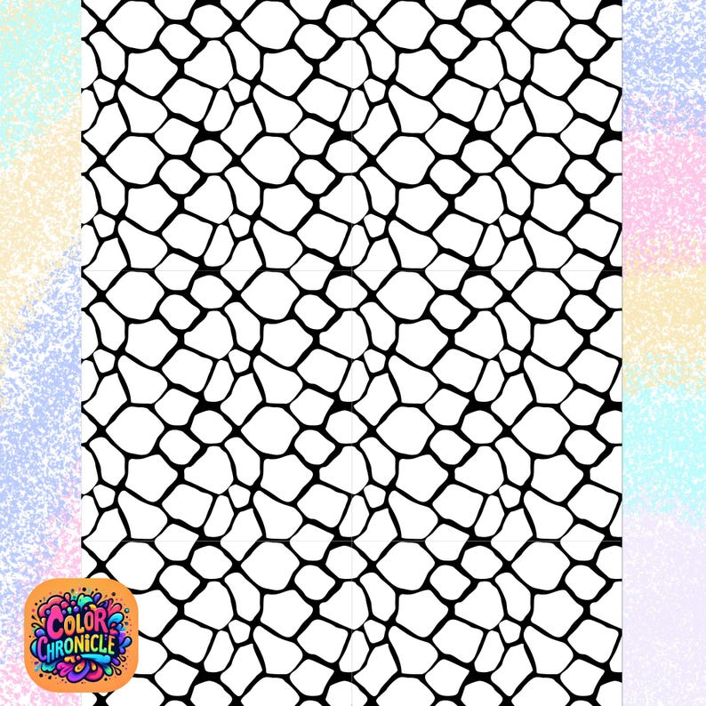 Geometric Patterns Coloring Book, Stress Relief for Adults (printable ...