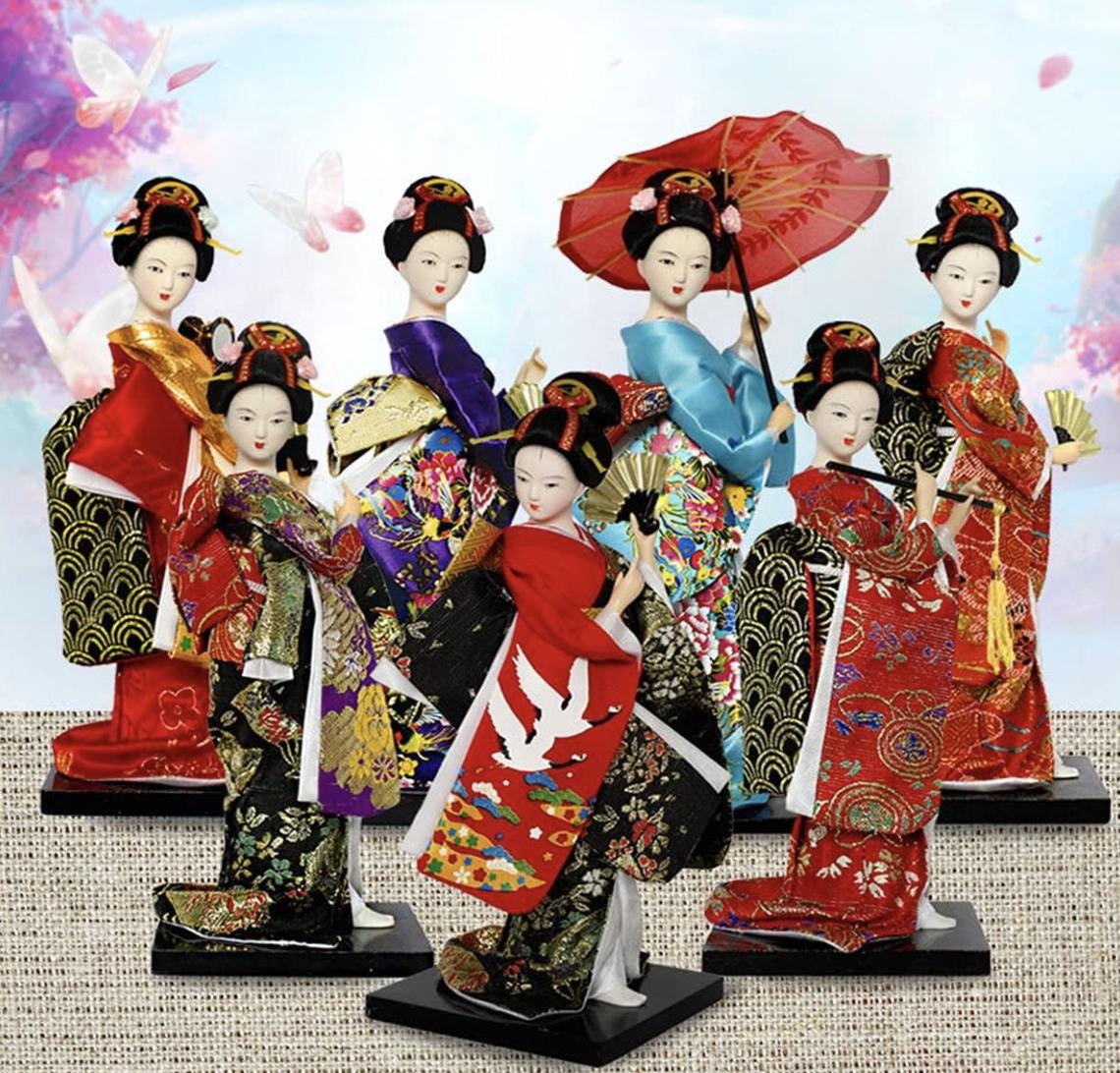 Traditional japanese doll set store