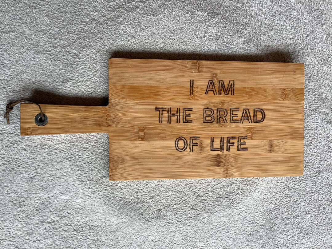 Houten Brood Plank ik Ben Het Brood Des Levens 33x20 Cm groot - Etsy