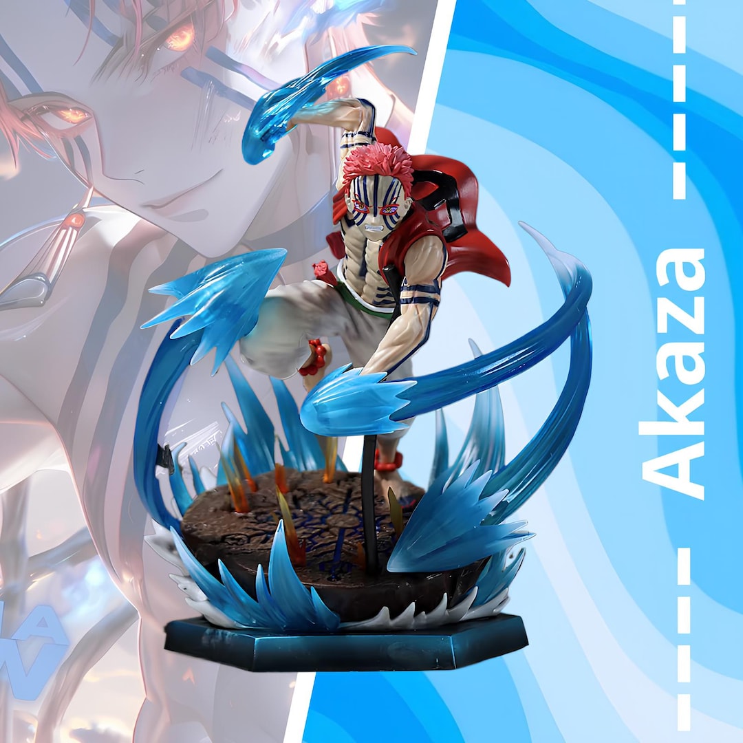 Akaza Action Figures, Demon Slayer, 26cm GK Akaza, Action Figures ...