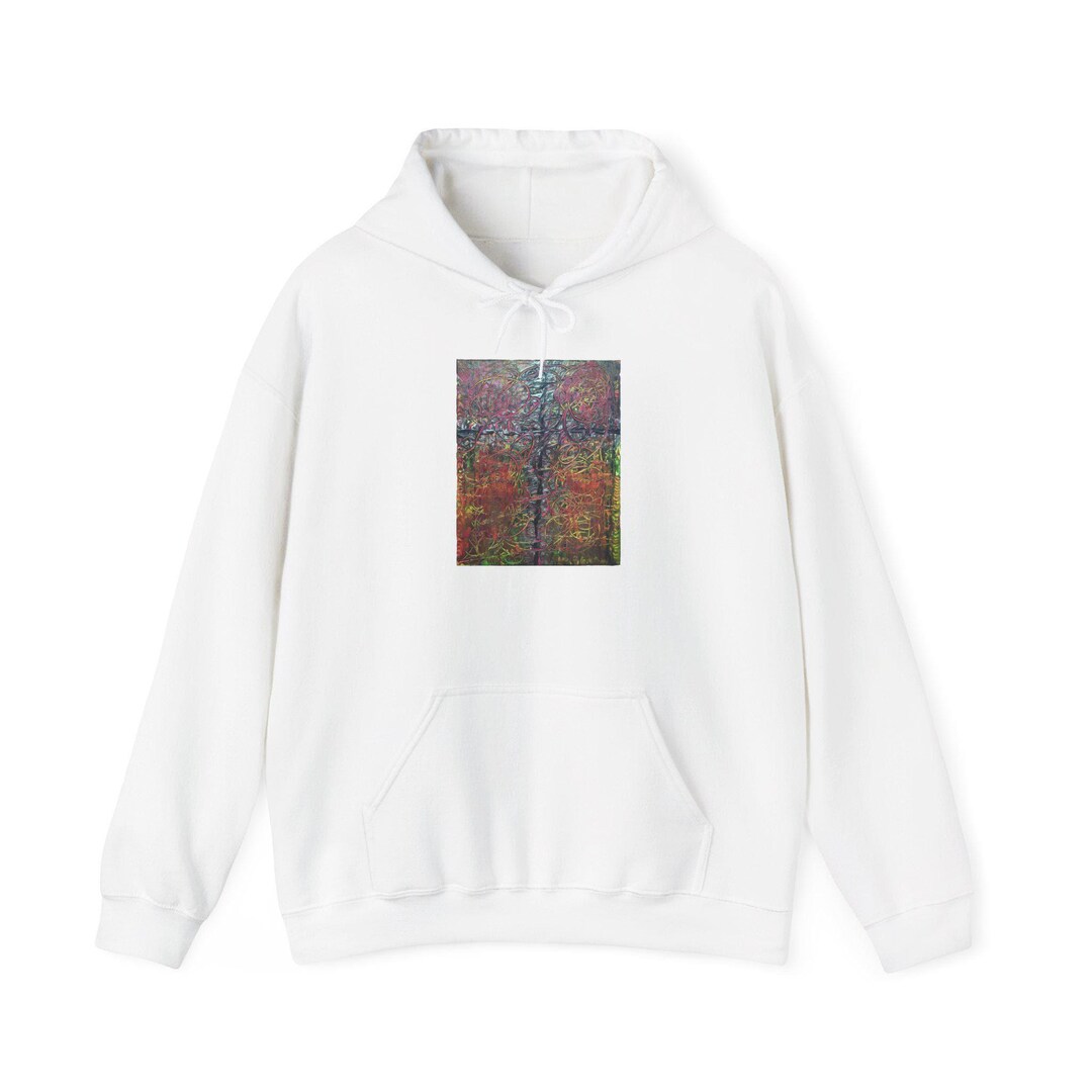 Abstract Art Hoodie | Cozy Unisex Heavy Blend Sweatshirt for Casual ...