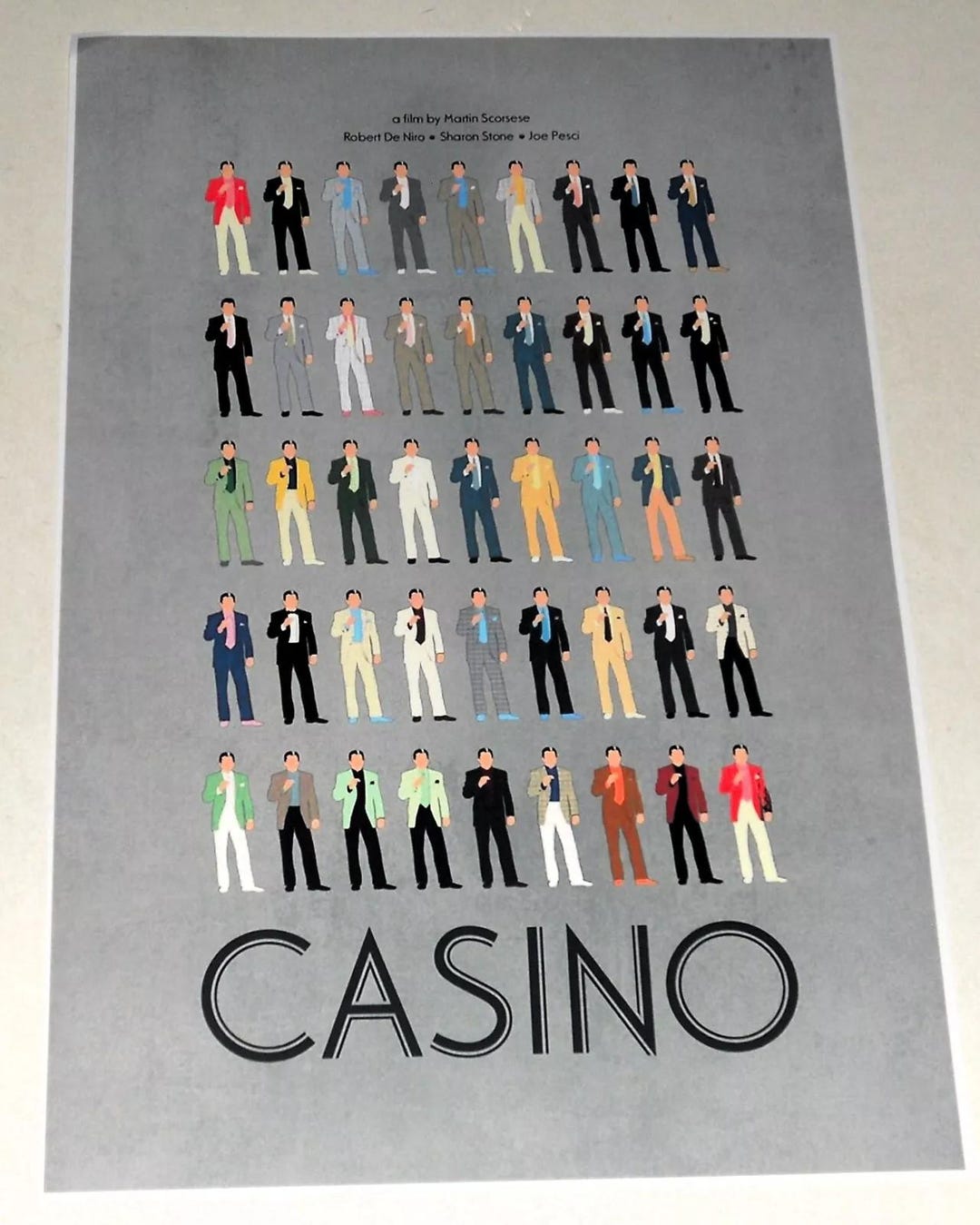 Robert Deniro Different Suits Poster Martin Scorcese 1995 Casino 19x13 ...