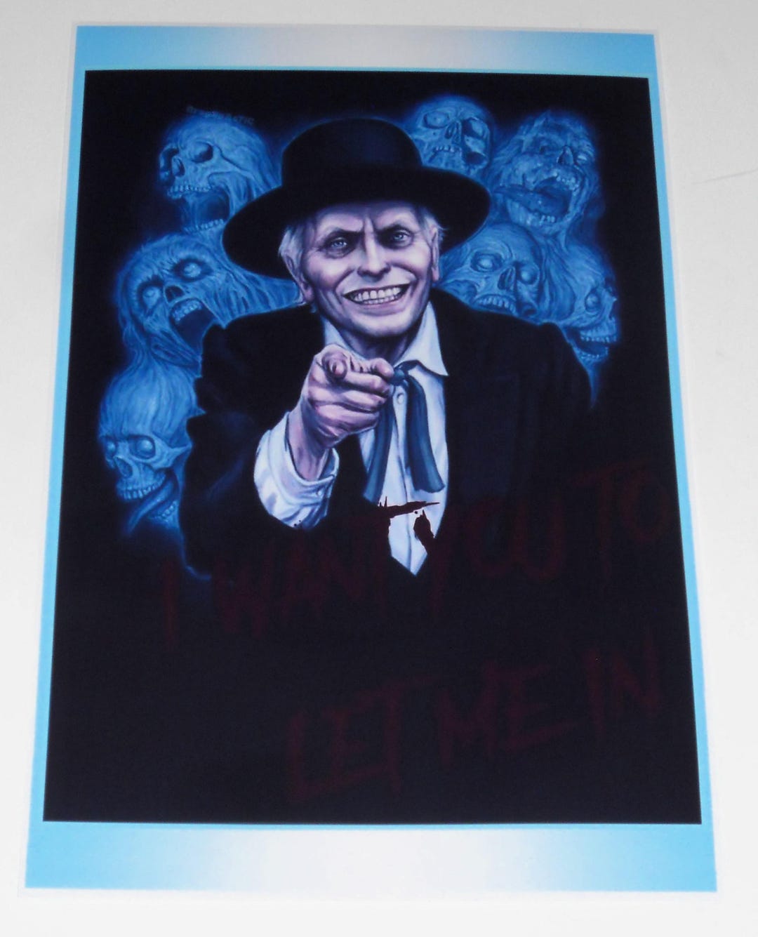 Poltergeist II Rev Henry Kane "i Want You to Let Me In" Poster 19"x13 ...