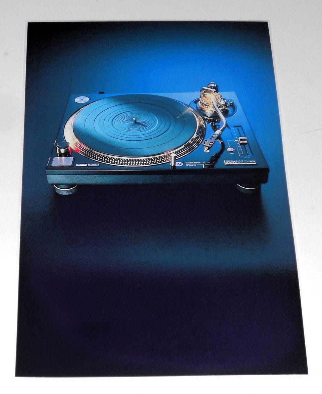 Technics Turntable Audiophile Poster SL-1200 Limited, Sl-1200mk2, Mkii ...
