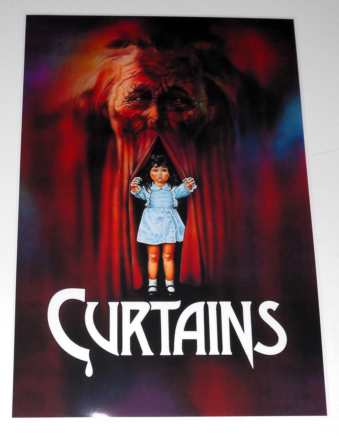 Curtains 1983 Canadian Film Old Hag / Doll Horror Film Poster 19x13 - Etsy