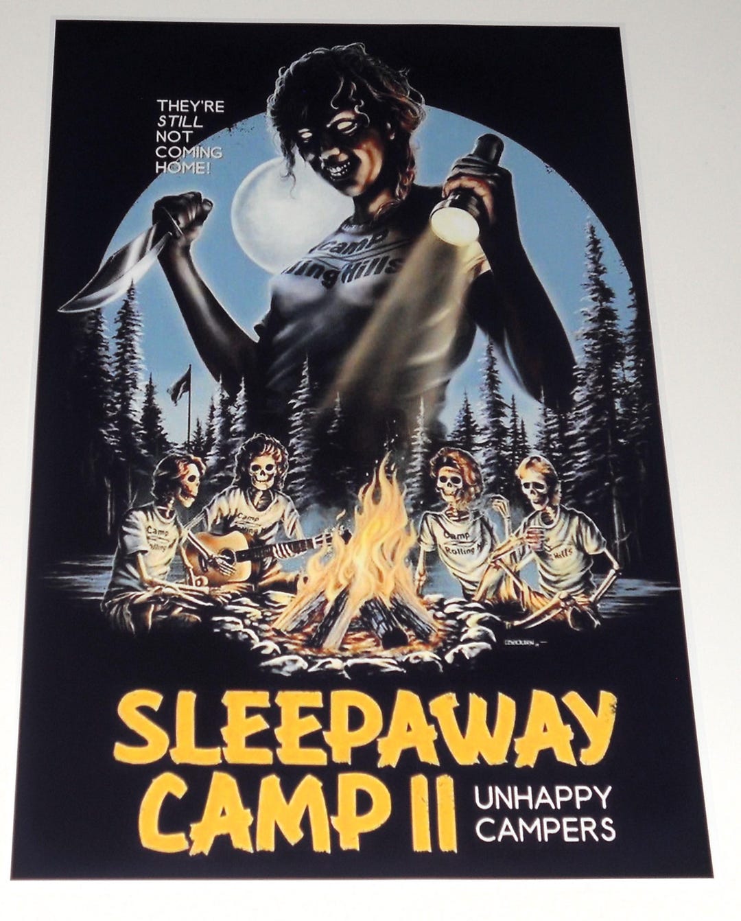 Sleepaway Camp II Unhappy Campers 1990 Alternate Horror Poster ANGELA ...