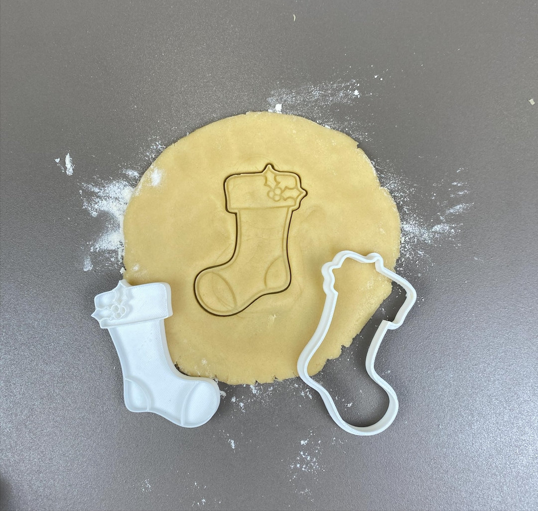 Christmas Stocking Cookie Cutter - Christmas Stocking Cookie Cutter ...