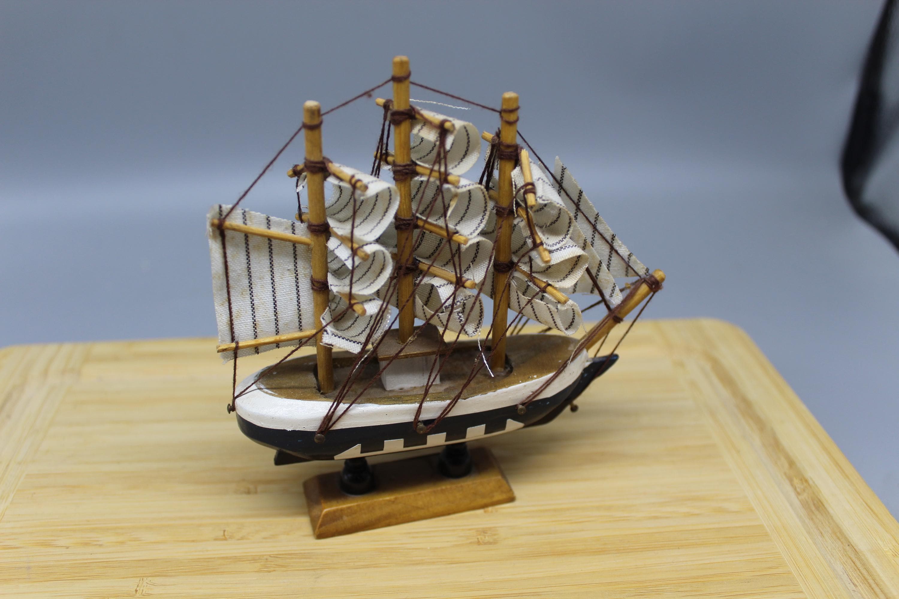 Wooden Ship Model. Handmade Model of a Ship. Modeling. for Collectors ...