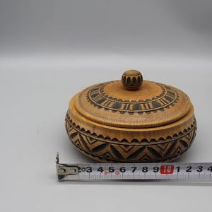 Hand-engraved Wooden Box - Vintage Keepsake Box - Wooden Jewelry Box ...